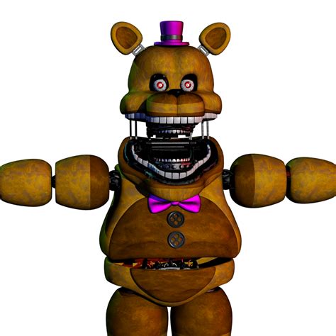 Updated Fredbear Model By Unrealman548232 On Deviantart