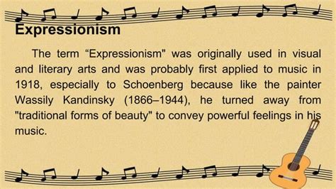 Expressionism Music Pptx Classical Music Music
