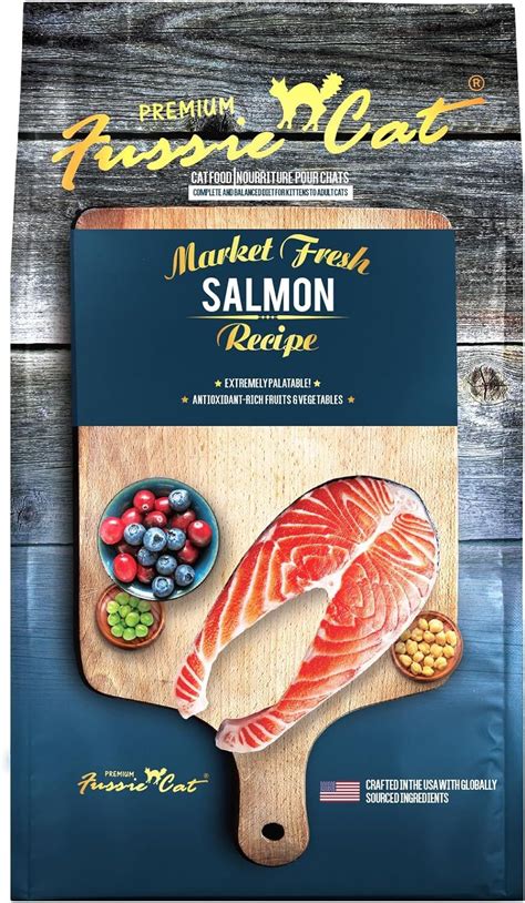 Fussie Cat Market Fresh Salmon Recipe Dry Cat Food