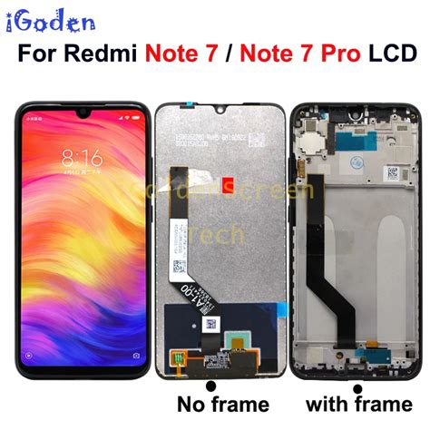 Original New Xiaomi Redmi Note Lcd Note Pro Display Touch Screen With Frame Digitizer