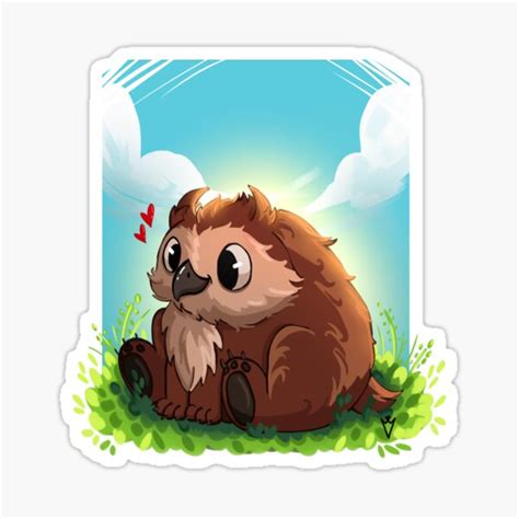 Owlbear Sticker For Sale By Wedvariin Redbubble