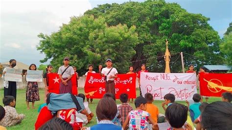 စစ်ကိုင်းတိုင်း ယင်းမာပင် ဆားလင်း ကြီး ရွာပေါင်းစုံသပိတ်စစ်ကြောင်းသည