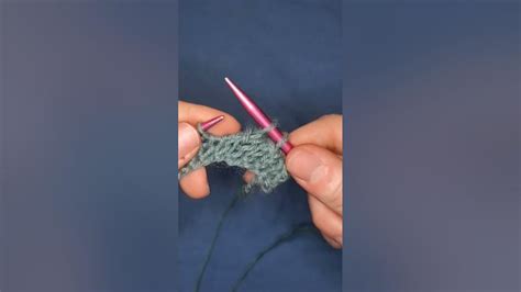 Mirrored Decreases In Knitting On The Knit Side How To Knit Ssk And
