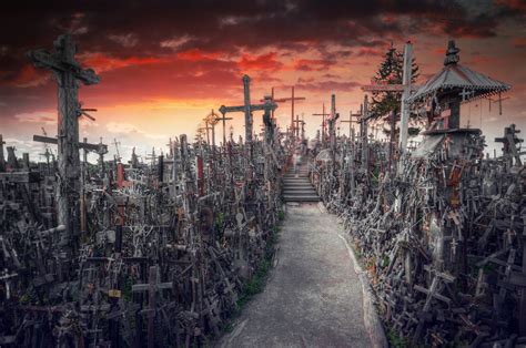 The Hill Of Crosses In Lithuania Is An Eerie Pilgrimage Site