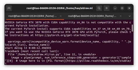 Nvidia Geforce Rtx 3070 With Cuda Capability Sm86 Is Not Compatible With The Current Pytorch