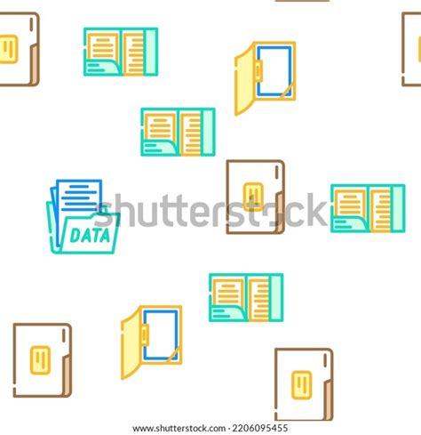 Folder Document Business File Vector Seamless Stock Vector Royalty Free 2206095455 Shutterstock