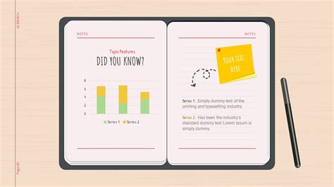 Free Digital Notebook Template PowerPoint And Google Slides