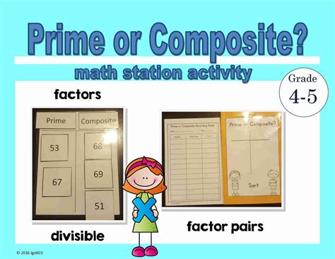 Prime And Composite Activities