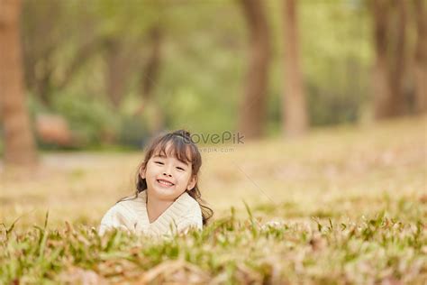 Cute Girl Lying On The Grass Picture And Hd Photos Free Download On