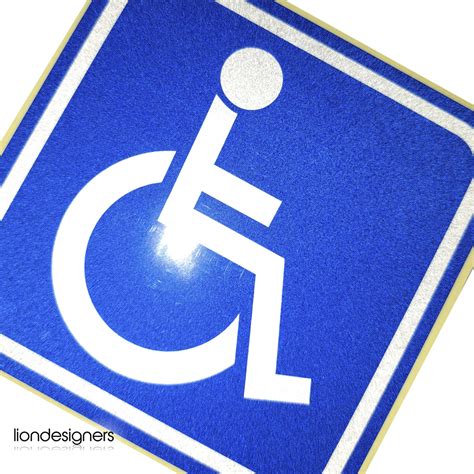 Calcomania Discapacidad Minusvalidos Reflejante Mextikers