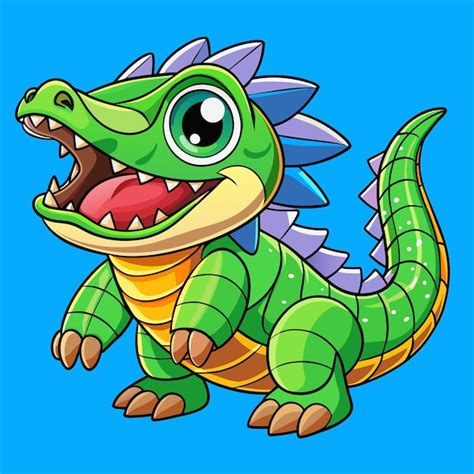 Premium Vector Aligator Illustration