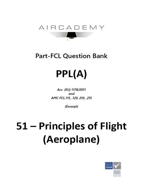 Ecqb Ppl 51 Pfa Ppla En Pdf Flight Control Surfaces Aileron