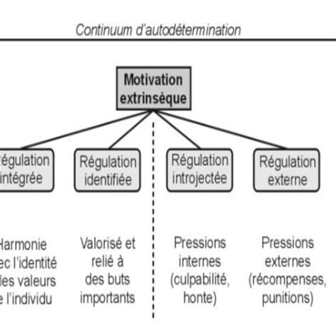 Le Continuum De Lautodétermination Deci Et Rayan 2000 Source Open Download Scientific