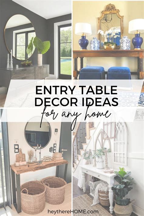 Simple Entry Table Decor Ideas For Every Style