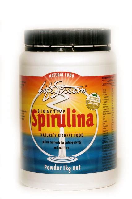 Lifestream Bioactive Spirulina Powder Australia Lifestream Bioactive
