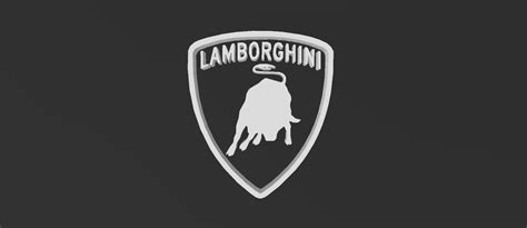 Free Stl File Lamborghini Logo 🚗・3d Printer Design To Download・cults