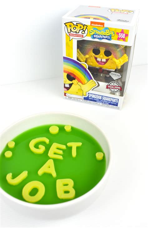 Spongebobs Get A Job “alphabet Soup” Bowl Of Jellojelly