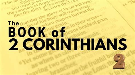 2 Corinthians Chapter 2