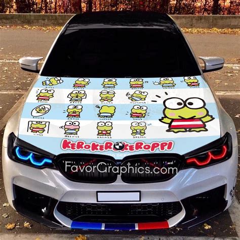 Keroppi Itasha Car Vinyl Hood Wrap Decal Sticker Favor Graphics
