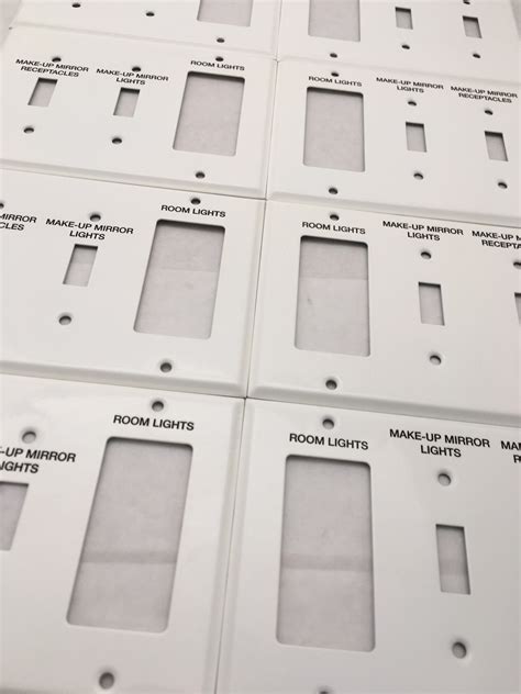 Engraved Stainless Switchplates Engraved Device Covers