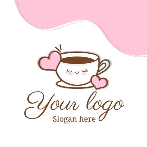 Cute Cafe Logo Free Vectors And Psds To Download