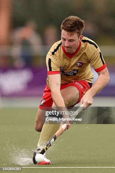 Ryan Proctor Of Nsw Pride Controls The Ball During The Hockey One