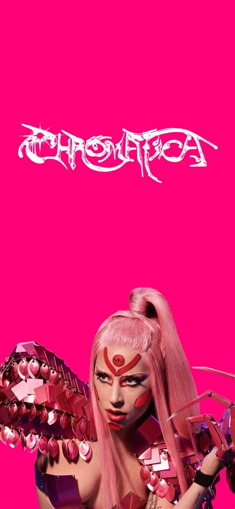 Lady Gaga Chromatica Bright Hot Pink For Girls — Free Iphone Wallpaper