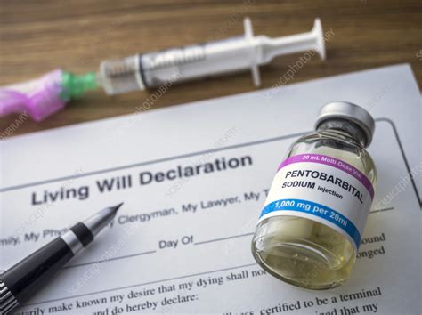Living Will Declaration Form Conceptual Image Stock Image F037 1904 Science Photo Library