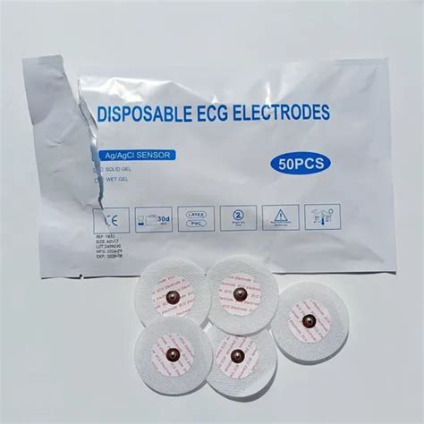 Ecg Electrodes Foam Ecg Information Collection Disposable Ecg Monitoring Electrode Pads