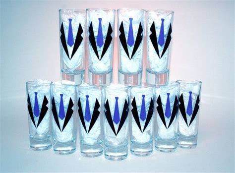 11 Personalized Shot Glasses Bachelor Party Shot Glasses Wedding