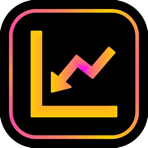 Graph Down Icon Design 42930154 Vector Art At Vecteezy
