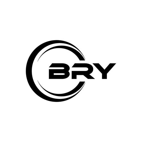 Bry Letter Logo Design In Illustration Vector Logo Calligraphy