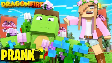 Pranking Tiny Turtle And The Myth Nation Minecraft Dragonfire Little