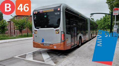 Bus Stib Voyage Complet Ligne 46 Pannenhuis à Moortebeek Ecitaro G N