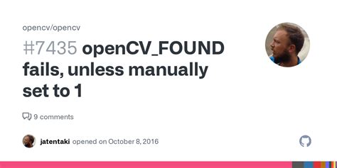 OpenCV FOUND Fails Unless Manually Set To Issue Opencv Opencv GitHub