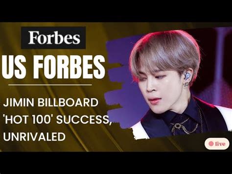 270325 Jimin Dose Us Forbes Jimin Billboard Hot 100 Success