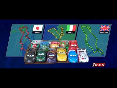 Disney Pixar Cars 2 All World Grand Prix Racers Diecasts Youtube