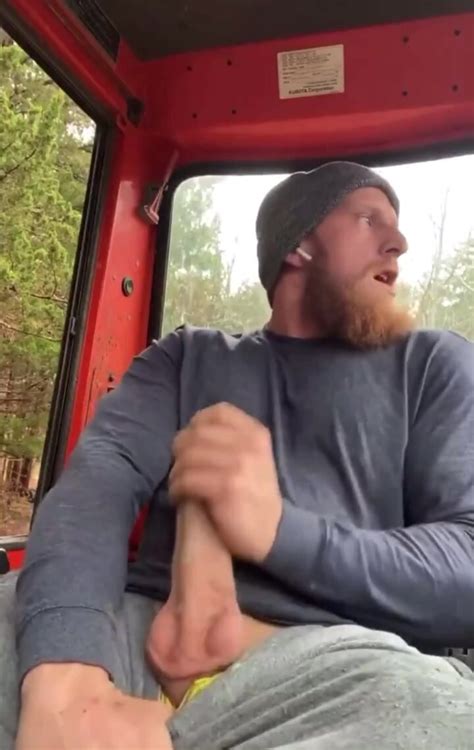 Handsome Hung Ginger Trucker Shoots Big Load