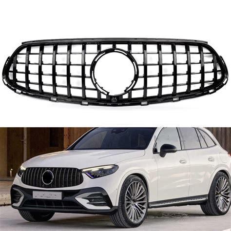 For 2023 Mercedes X254 Glc300 Glc43 Black Gt Grille Upgrade