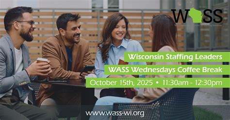 Wisconsin Association Of Staffing Services Wass Wed Oct 15th