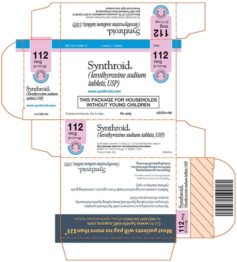 Synthroid Fda Prescribing Information Side Effects And Uses
