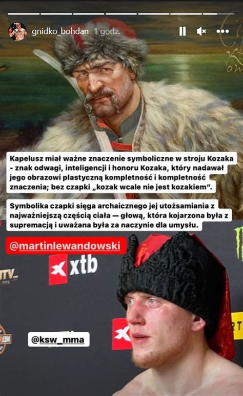 Bohdan Gnidko Dementuje „to Jest Czapka Kozacka I Nie Ma To Nic