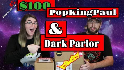 100 Pop King Paul Funko Pop Mystery Box Unboxing And Dark Parlor