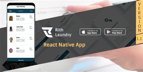 Rith Laundry React Native App React Native Codemarket