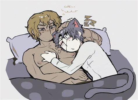 Rule 34 2boys After Sex Blonde Hair Blush Cat Ears Catboy Closed Eyes