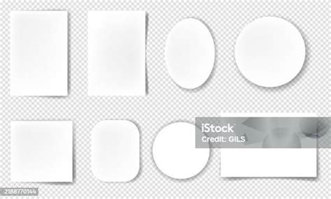 그림자가 있는 사실적인 빈 종이 시트 둥글고 정사각형 시트 노트북 또는 책 페이지 디자인 템플릿 또는 모형 0명에 대한 스톡 벡터 아트 및 기타 이미지 Istock