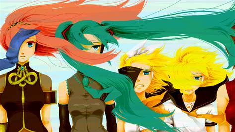 Kagamine Rin Kaito Meiko Megurine Luka Hatsune Miku