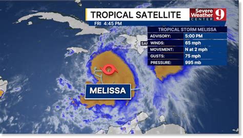 Slow Moving Tropical Storm Melissa Soon A Hurricane Brings Death Floods To Caribbean — Earth
