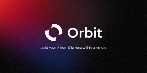 Orbit Ui Kit Elevate Design Simplify Workflow Product Hunt