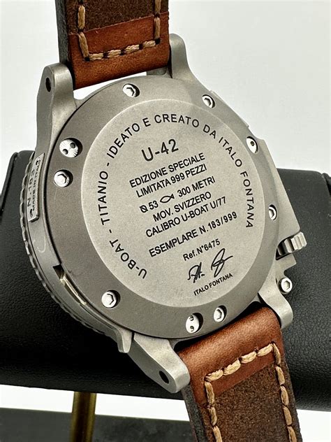 U Boat U 42 Chronograph 53mm Limited Edition 999 Pieces Swiss Automatic